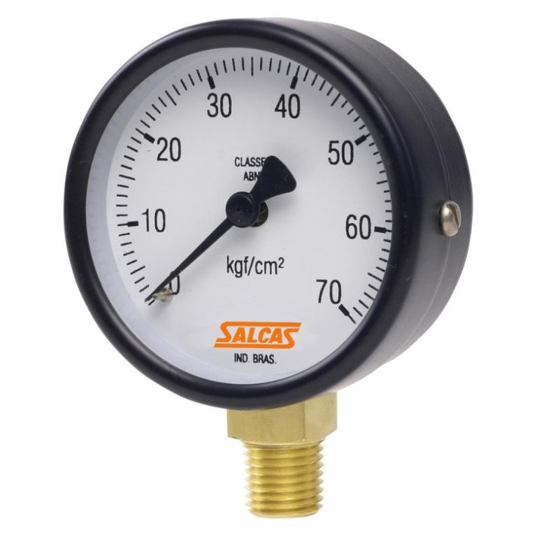 Manômetro Industrial Horizontal – DDA Pneumática